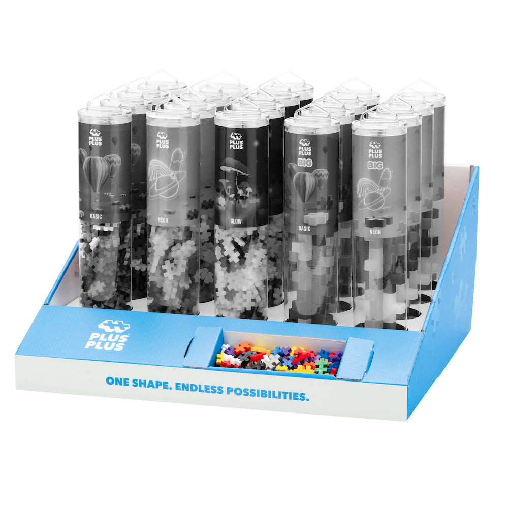 Tube Counter Display (only) - 2" / 20 pc with Demo Bin – Plus-Plus USA ...